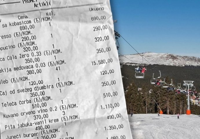 RAČUN IZ SRBIJE ŠIRI SE DRUŠTVENIM MREŽAMA: Kad su vidjeli šta su ...